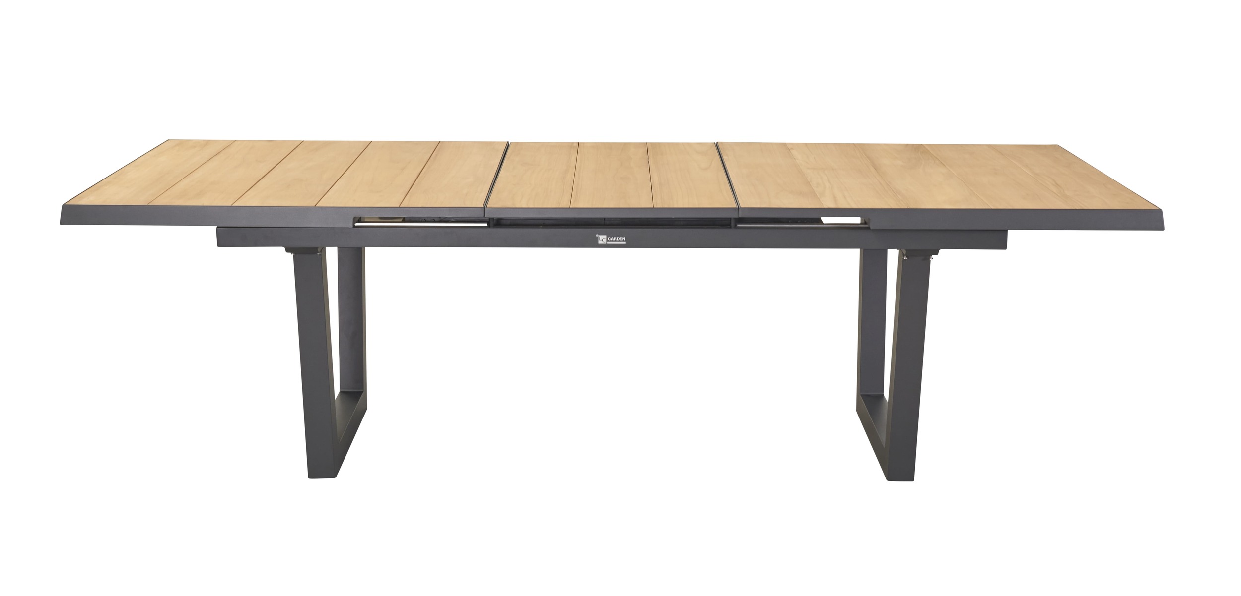 LC Garden »Kumaso« Gartenset I 7tlg. Esstisch 200/260x100cm Aluminium/Teakholz + 6 ...