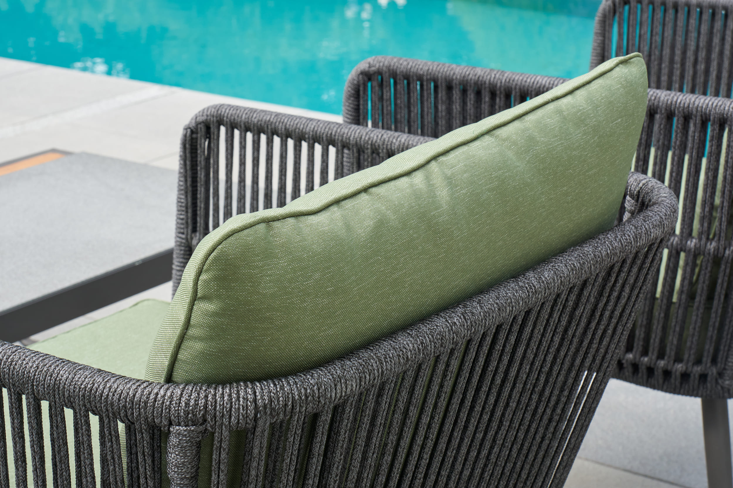 LC Garden Loungeset Saigon Rope 4tlg. grün Sitzgruppe